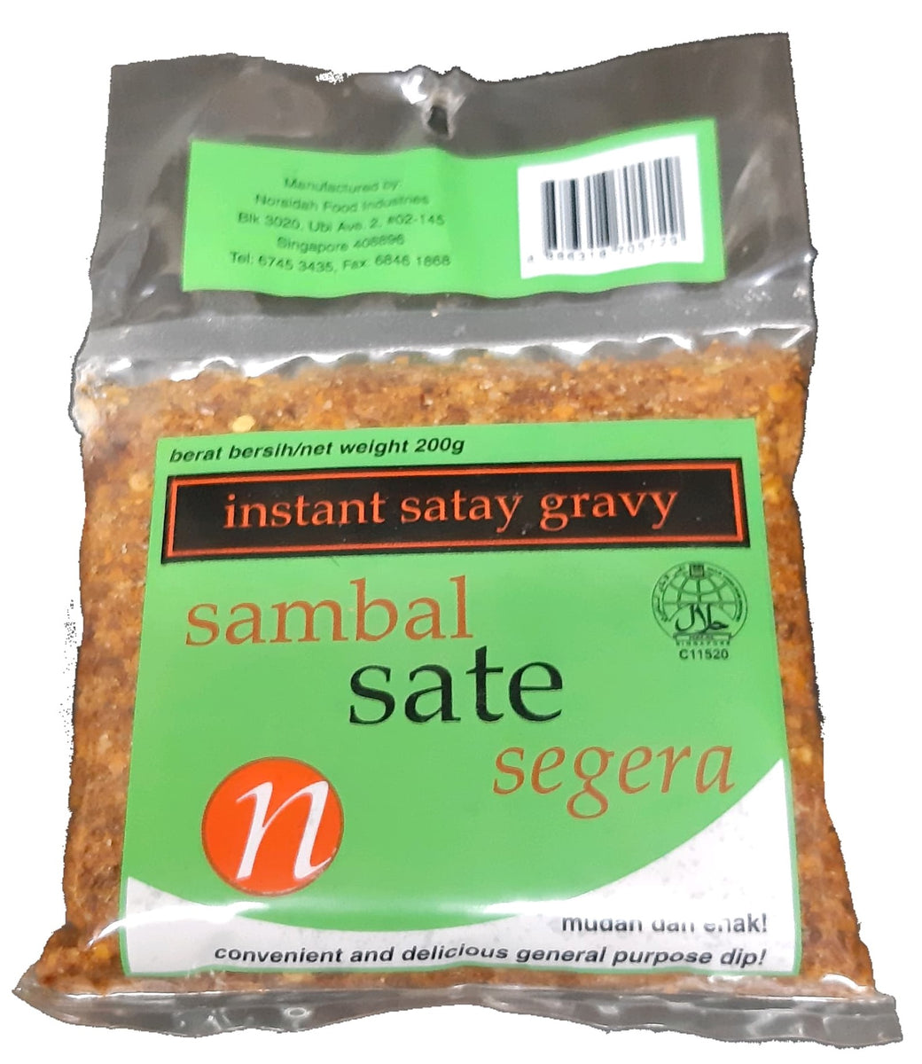 Norsidah Instant Satay Gravy Paste (Sambal Sate Segara)(200 gm) – Wak ...